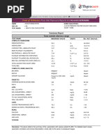 Dr Lal PathLabs Sample Report Format | PDF | Pathology | Doctor Of Medicine