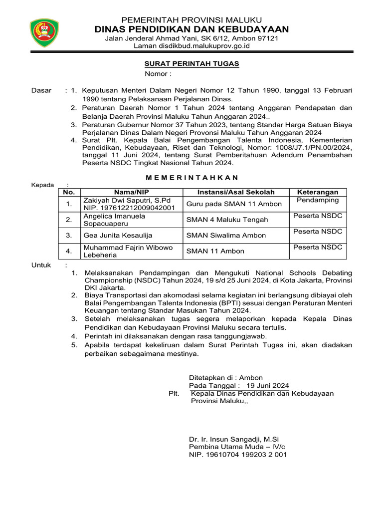 2024 - SPT NSDC 2024 | PDF