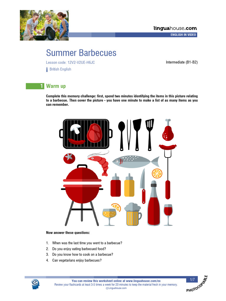 Summer Barbecues | PDF | Barbecue | Western Cuisine