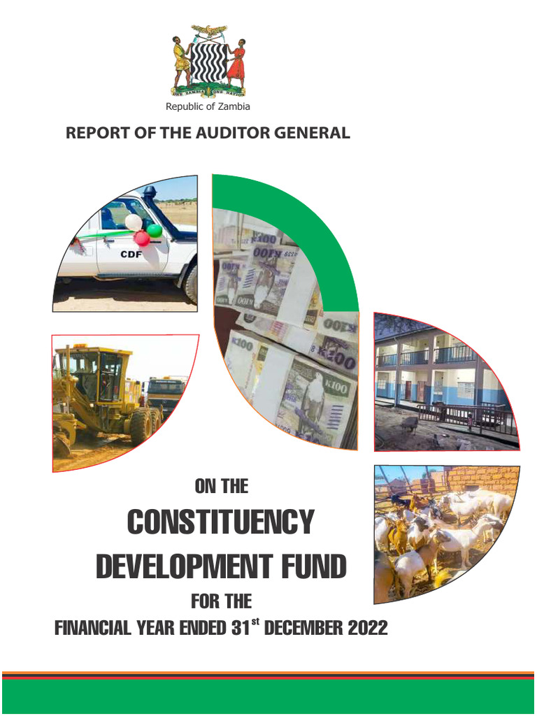 Zambia Auditor General CDF Report 2022 | PDF | Internal Control | Audit