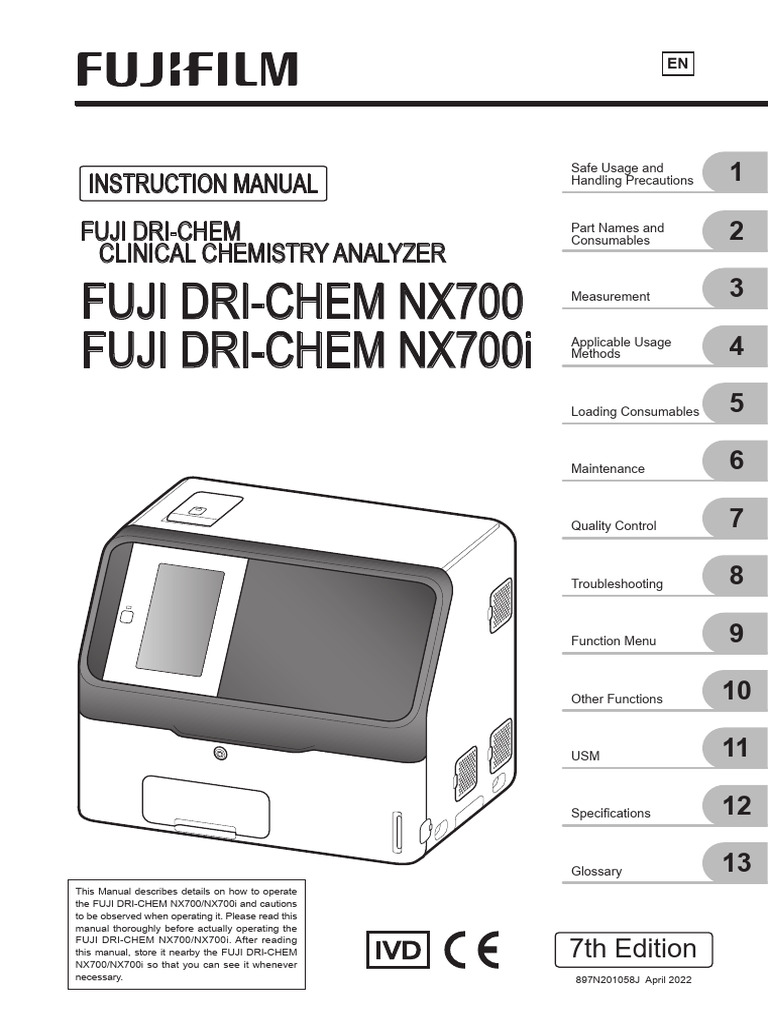 Fuji Drichem Nx700 | PDF | Electromagnetic Compatibility | Waste