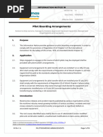 Pilot Transfer Arrangements Guidelines | PDF | Rope | Ships