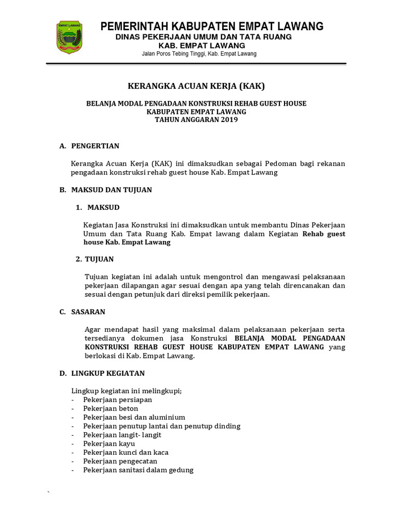 Kak Guest House | PDF | Teknologi & Rekayasa