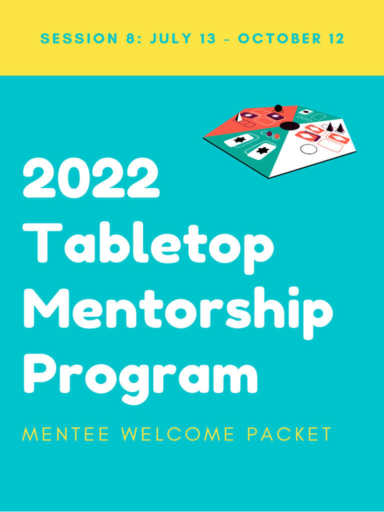 2022 Mentee Welcome Packet | PDF | Mentorship