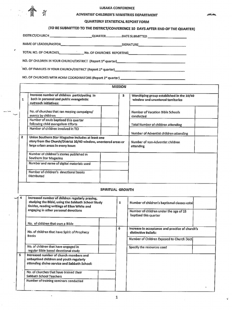 Adventist Children's Ministries | PDF