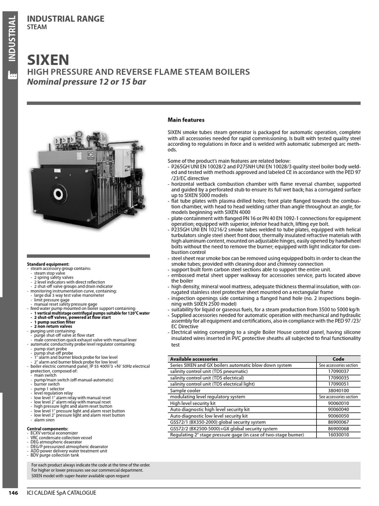 SIXEN | PDF | Boiler | Pump