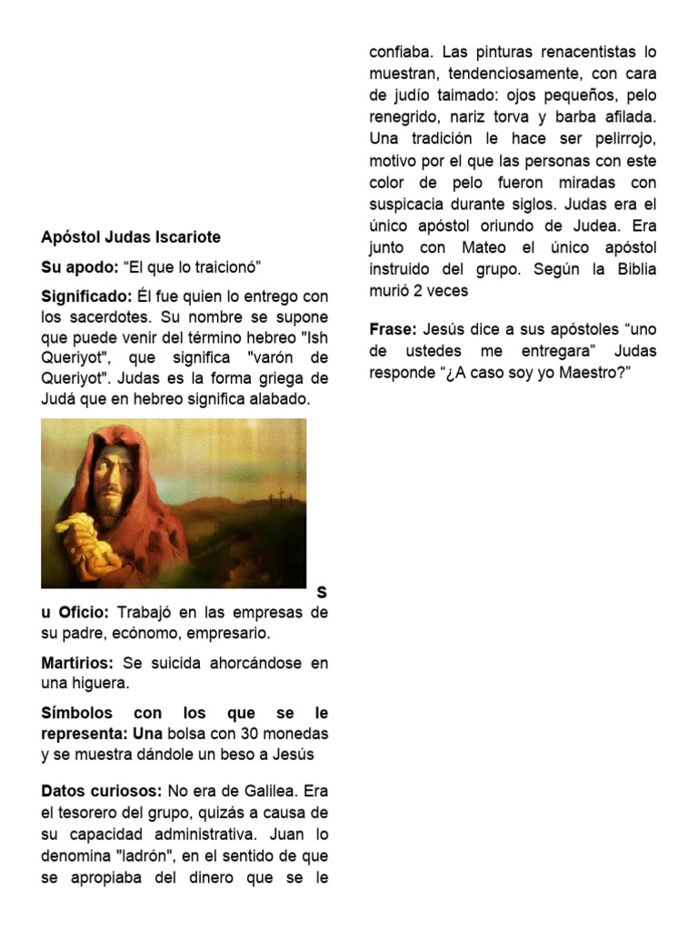 Apostol Judas | PDF | Judas Iscariote | Jesús