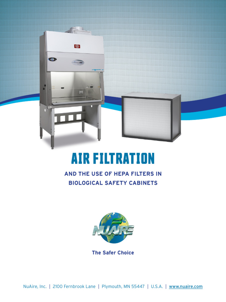 Use of Hepa Filters in Biosafety Cabinets | PDF | Particulates | Filtration