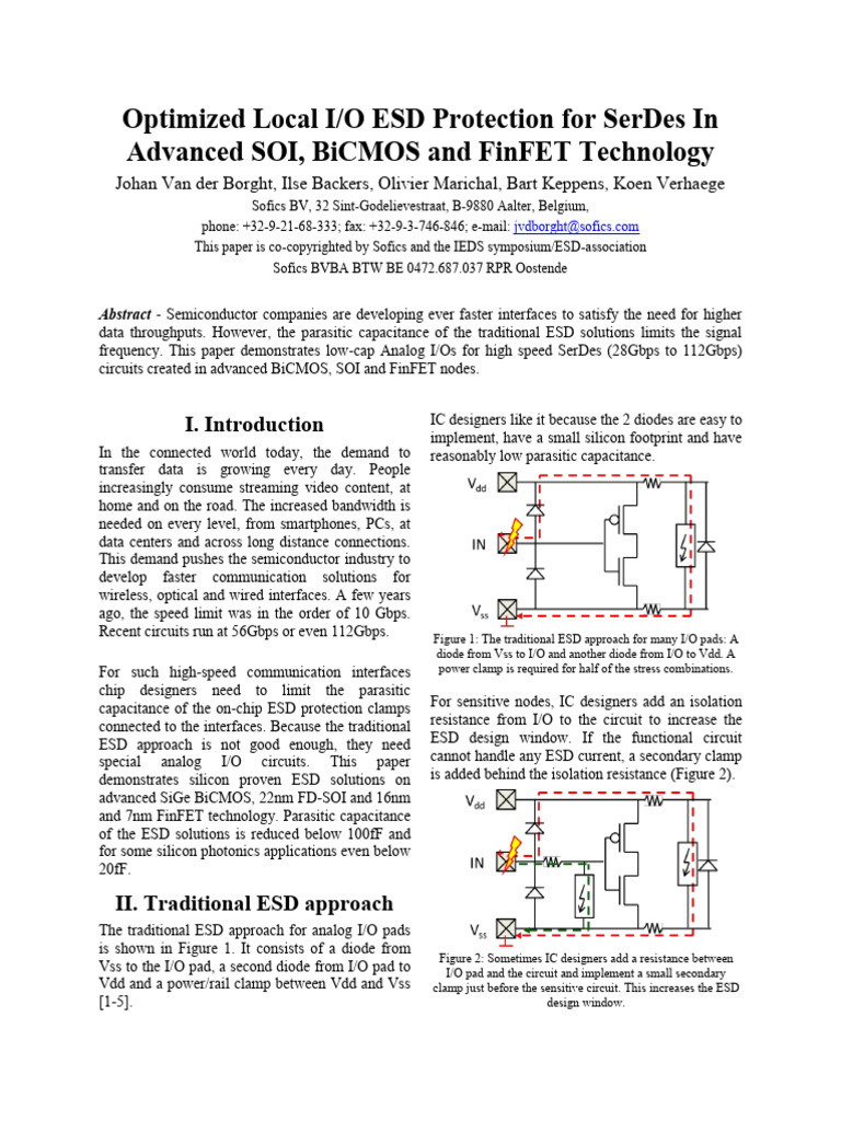 2021 06 Iesd Localesd Serdes | PDF | Bipolar Junction Transistor | Diode