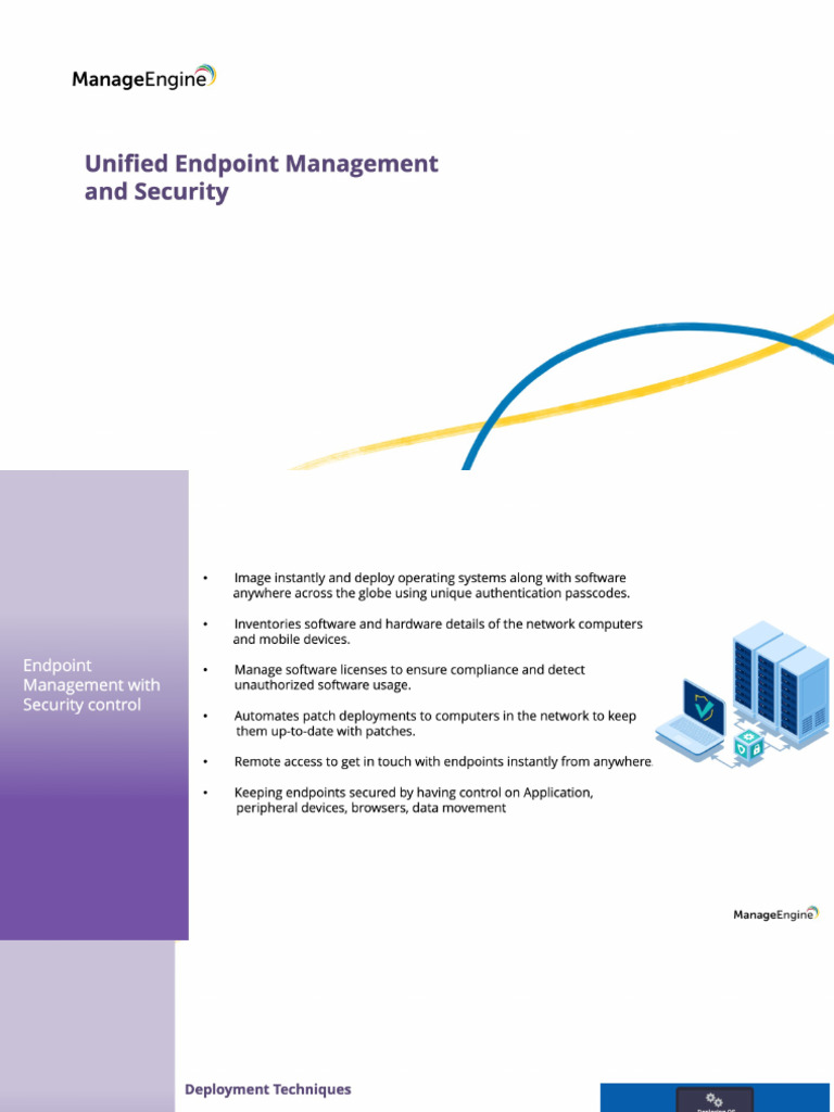 Unified Endpoint Management and Security | PDF | Security | Computer ...
