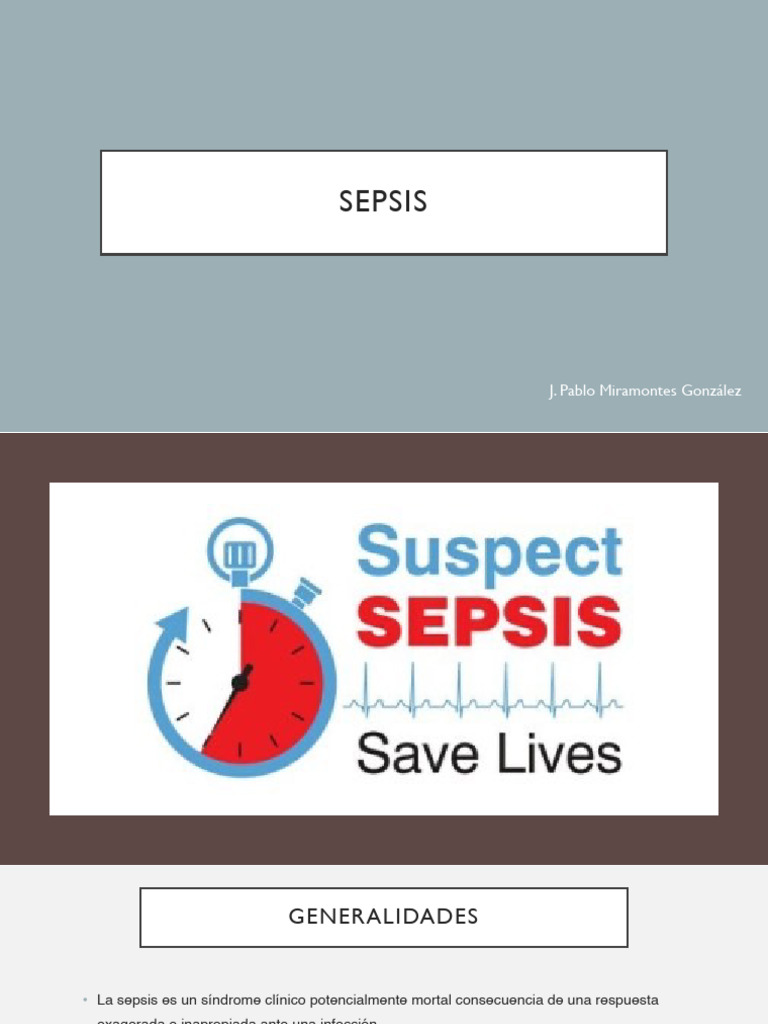 SEPSIS | PDF | Septicemia | Inmunología