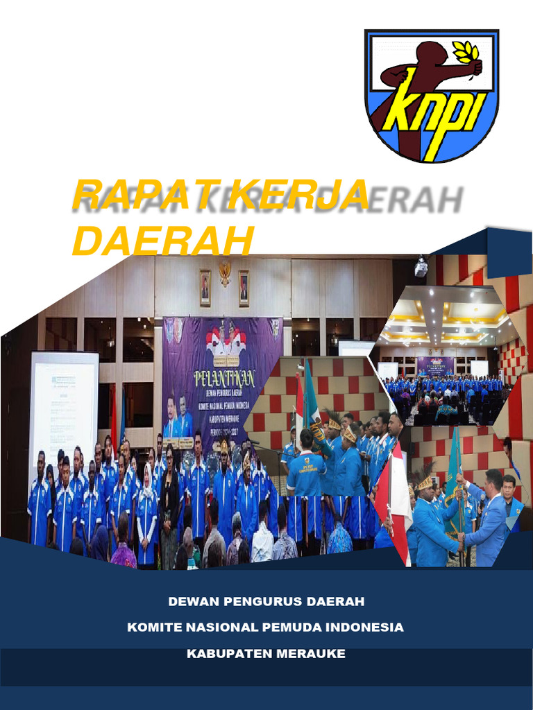 Rancangan Program Kerja DPD Knpi Merauke Periode 2024 - 2027 Fix | PDF