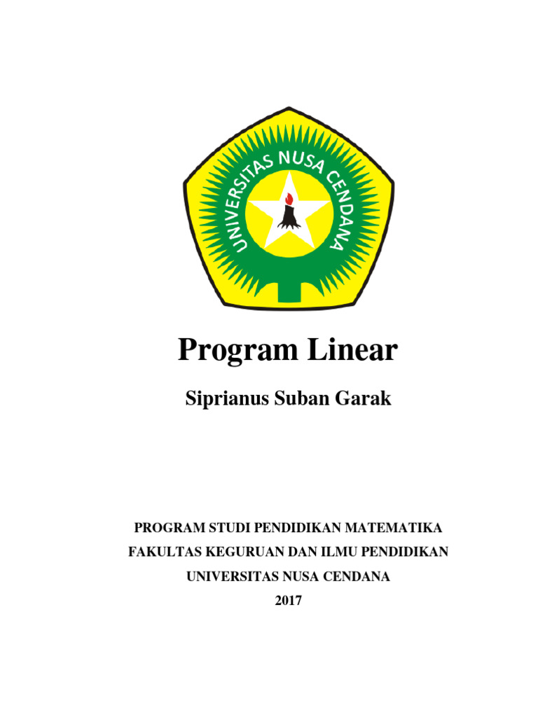 Program Linier: Optimalisasi Keuntungan | PDF