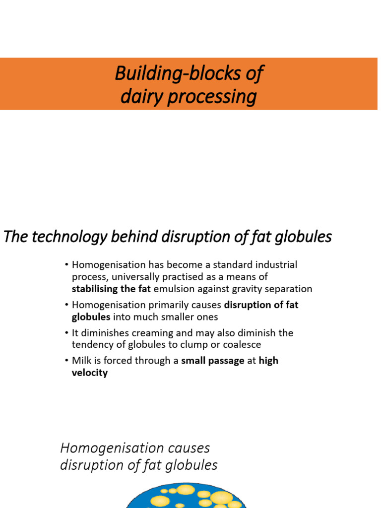 Building-blocks of dairy processing | PDF | Pump | Milk