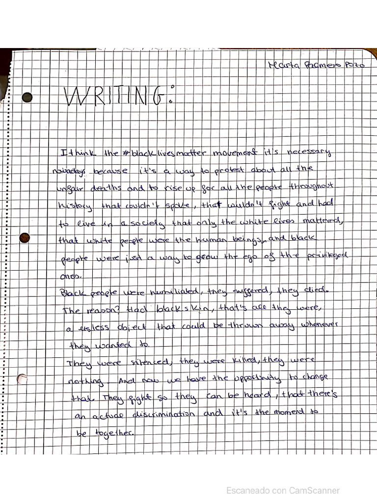 Marta Palmero - WRITING | PDF