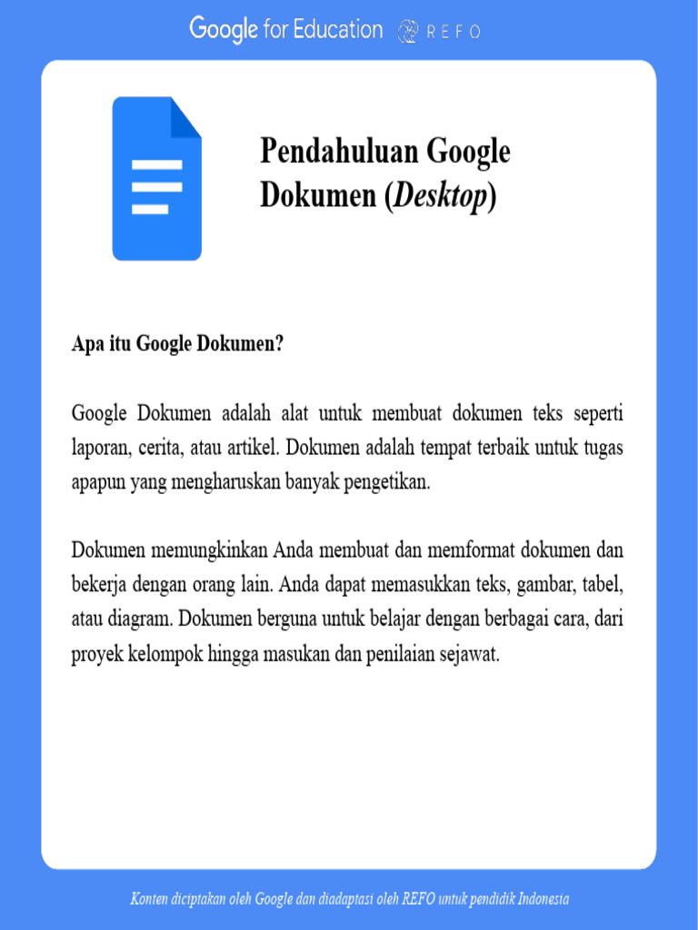 Pengenalan Google Docs | PDF