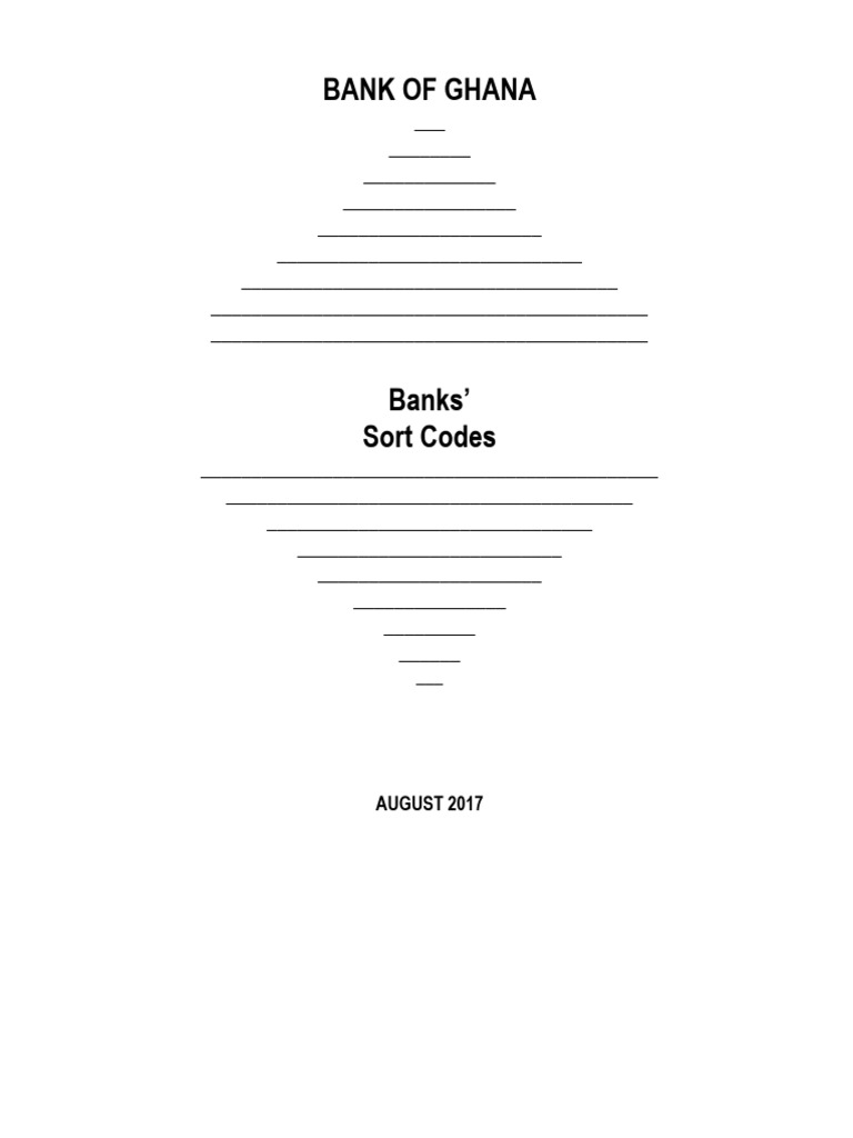Bank Branch Sort Codes August 2017 | PDF | Clearing (Finance) | Cheque