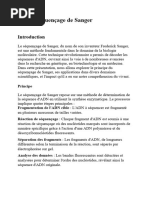 Sequençage Automatisé Sanger | PDF | Séquençage de l'ADN | Biomolécules