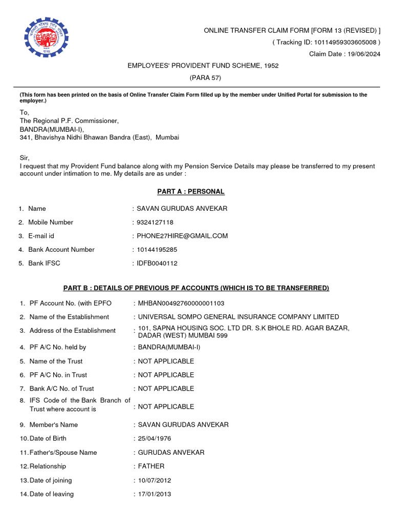 BSTC | PDF | Financial Services | Social Security