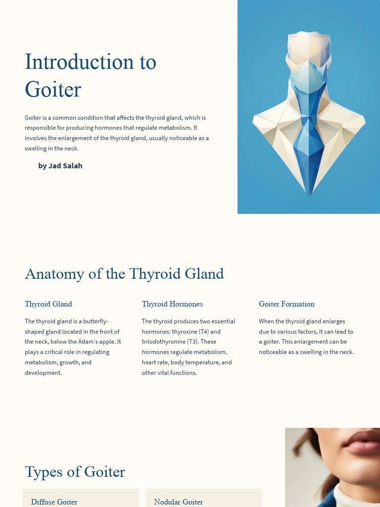 Introduction-to-Goiter | PDF | Thyroid | Medical Imaging