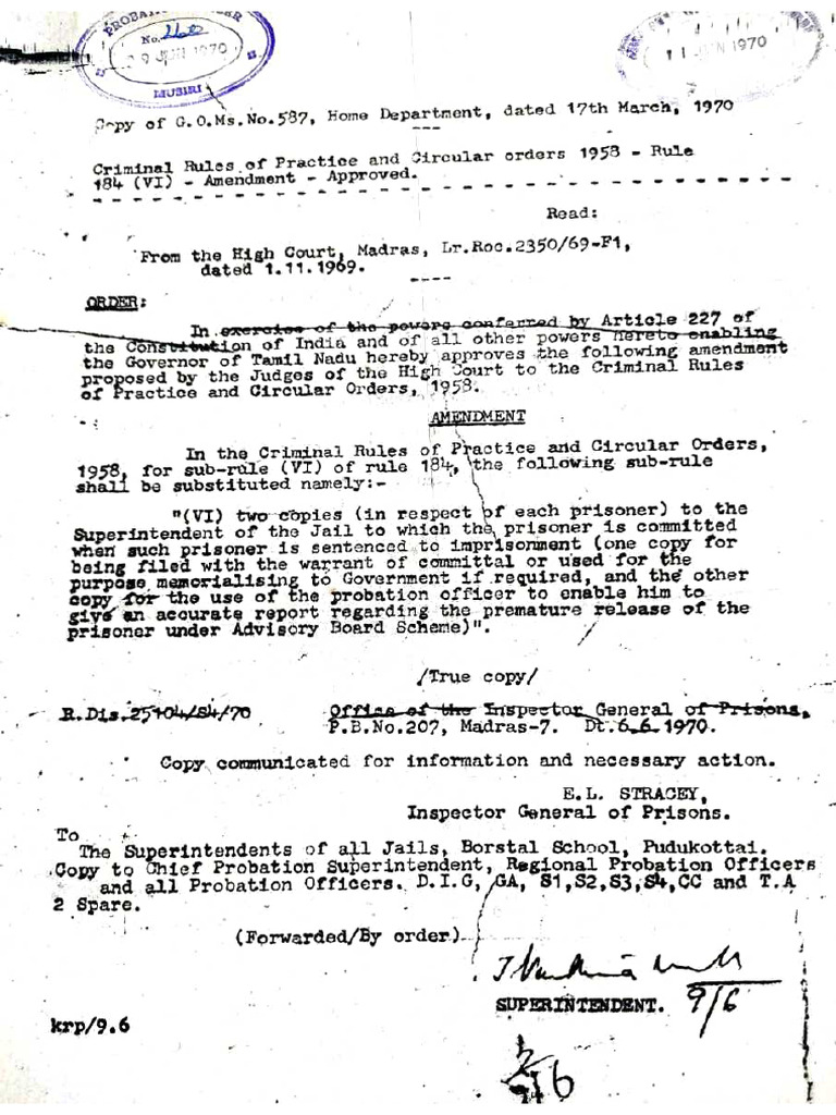 Judgement Copy Letter | PDF