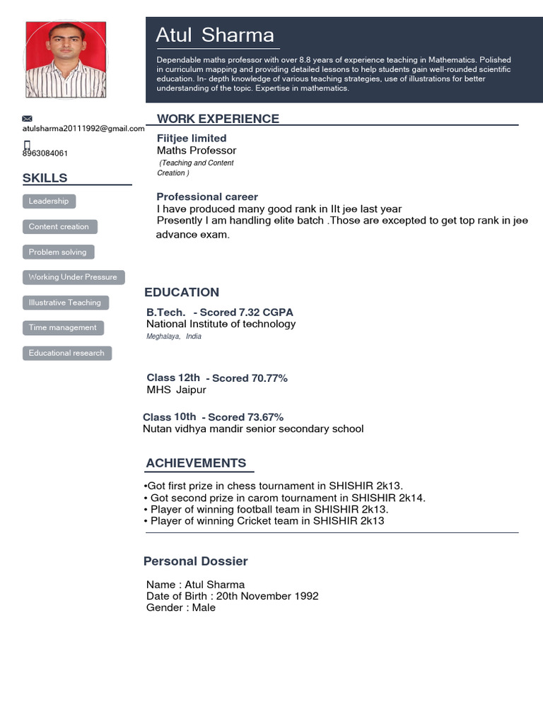 Atul CV-2024 (1) - 240405 - 204949 | PDF