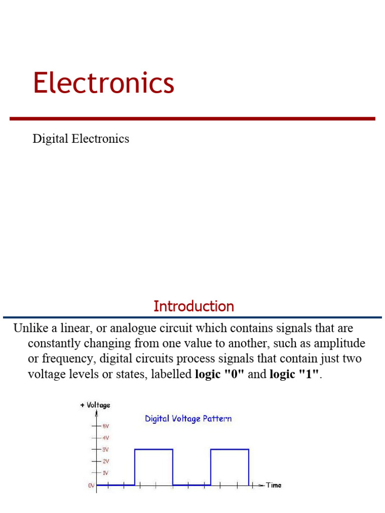 Digital Electronics | PDF | Logic Gate | Byte