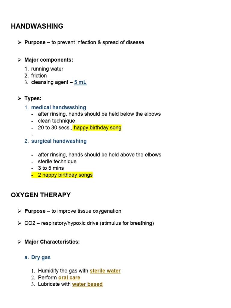 Nursing Procedures! | PDF | Gastrointestinal Tract | Respiratory Tract