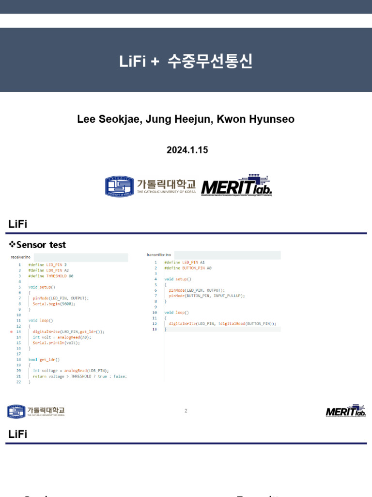 Proposed LiFi Idea | PDF