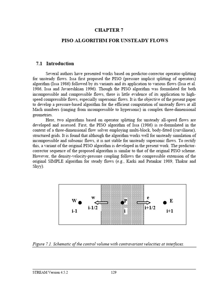 PISO Algorithm | Download Free PDF | Fluid Dynamics | Aerodynamics