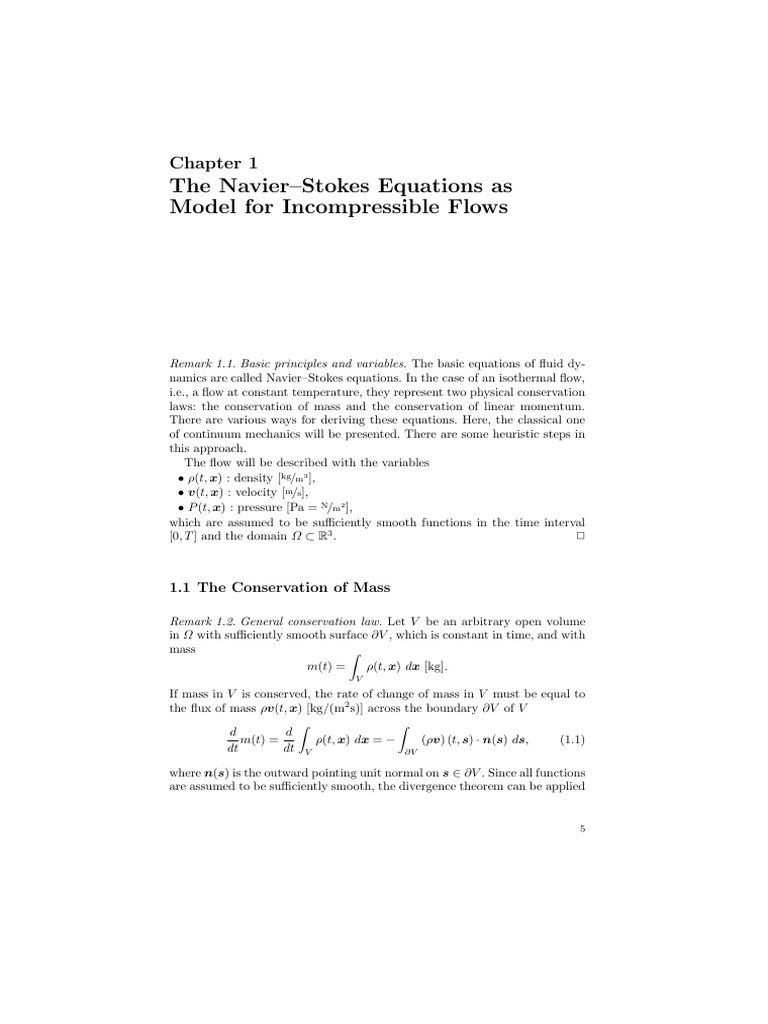 4 - Numerical Methods For Incompressible Flow Problems | PDF