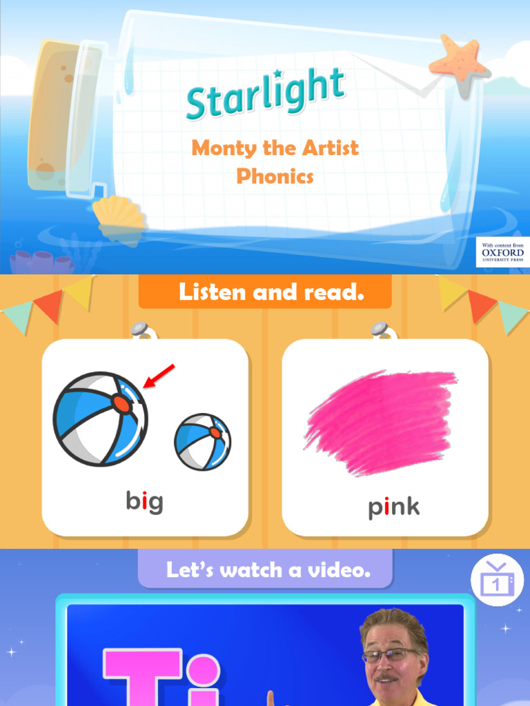 Monty the Artist Phonics | PDF