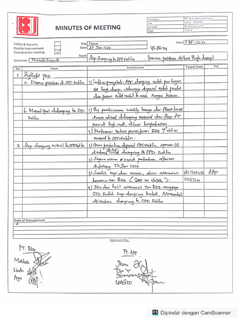 1. Basic Mine Plan | PDF