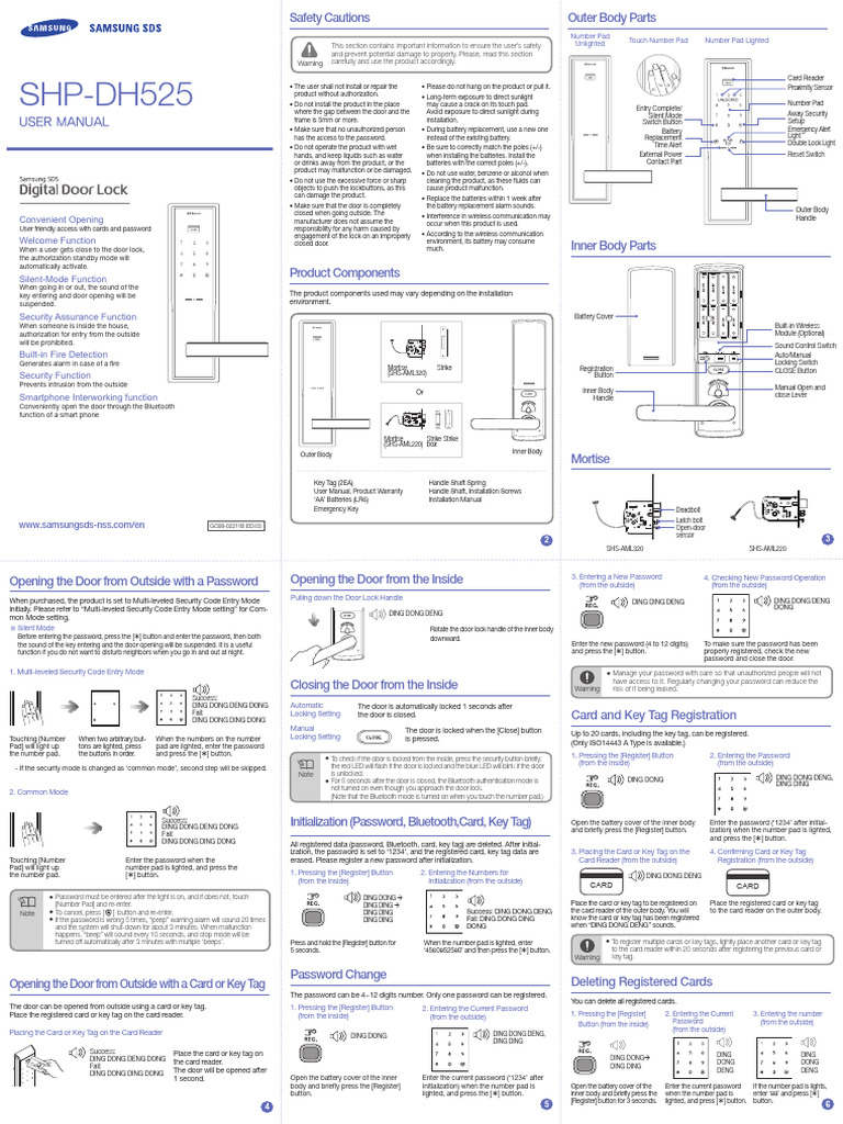 SHP-DH525 Manual (EN) | PDF | Smartphone | Bluetooth
