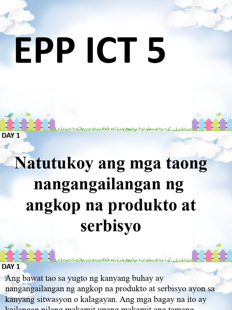 Epp Ict 5 | PDF