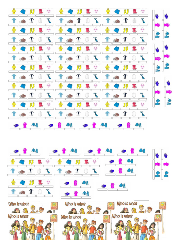 Clothes Who Is Who | PDF