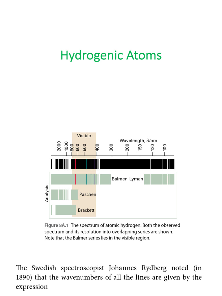 Understanding Hydrogenic Atoms | PDF | Atomic Orbital | Energy Level
