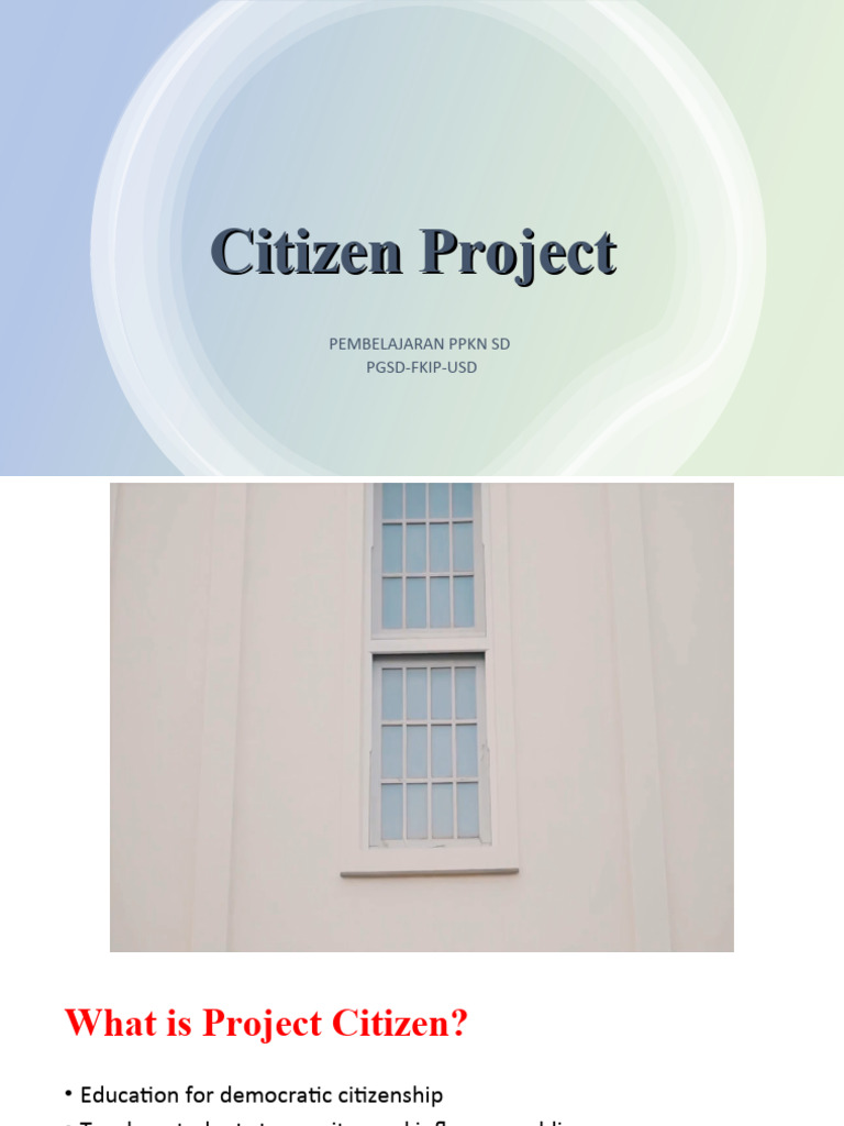 Project Citizen | PDF | Policy | Citizenship