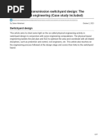 Switchyard Design: Engineering Layout Guide | PDF | Electrical ...