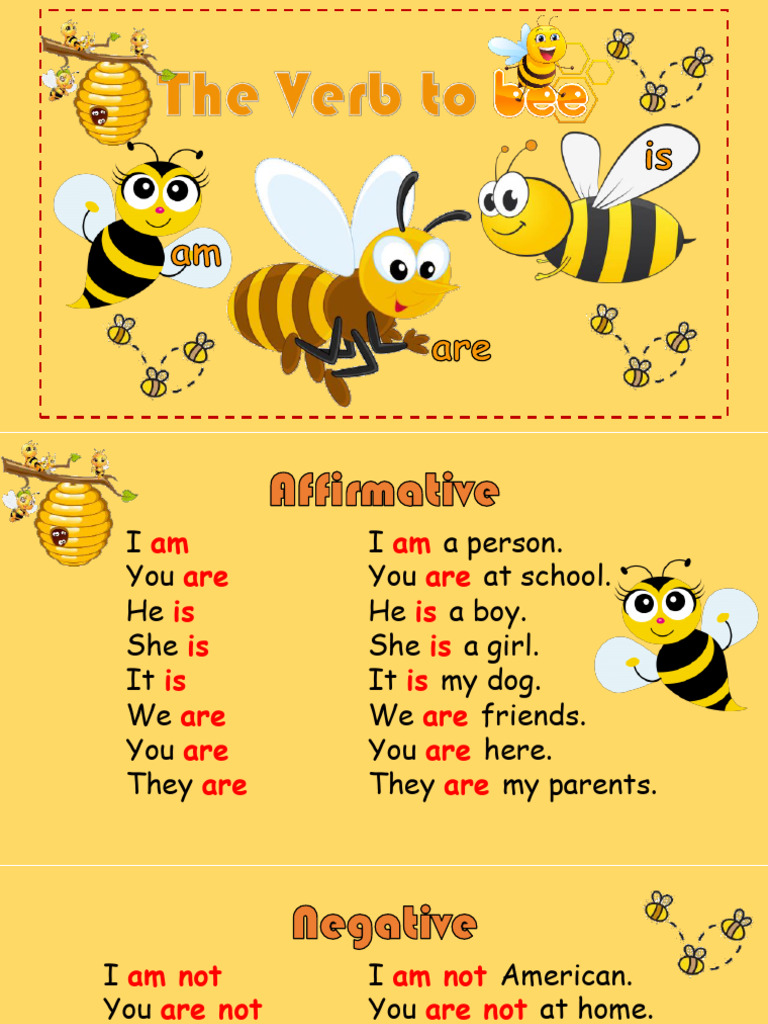 The Verb To Bee Fun Activities Games Grammar Drills - 144211 | PDF ...