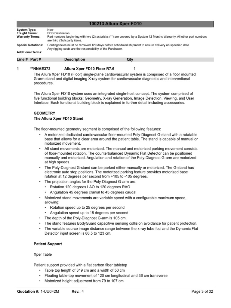 Philips Allura Xper FD10 | PDF | Computer Monitor | Angiography