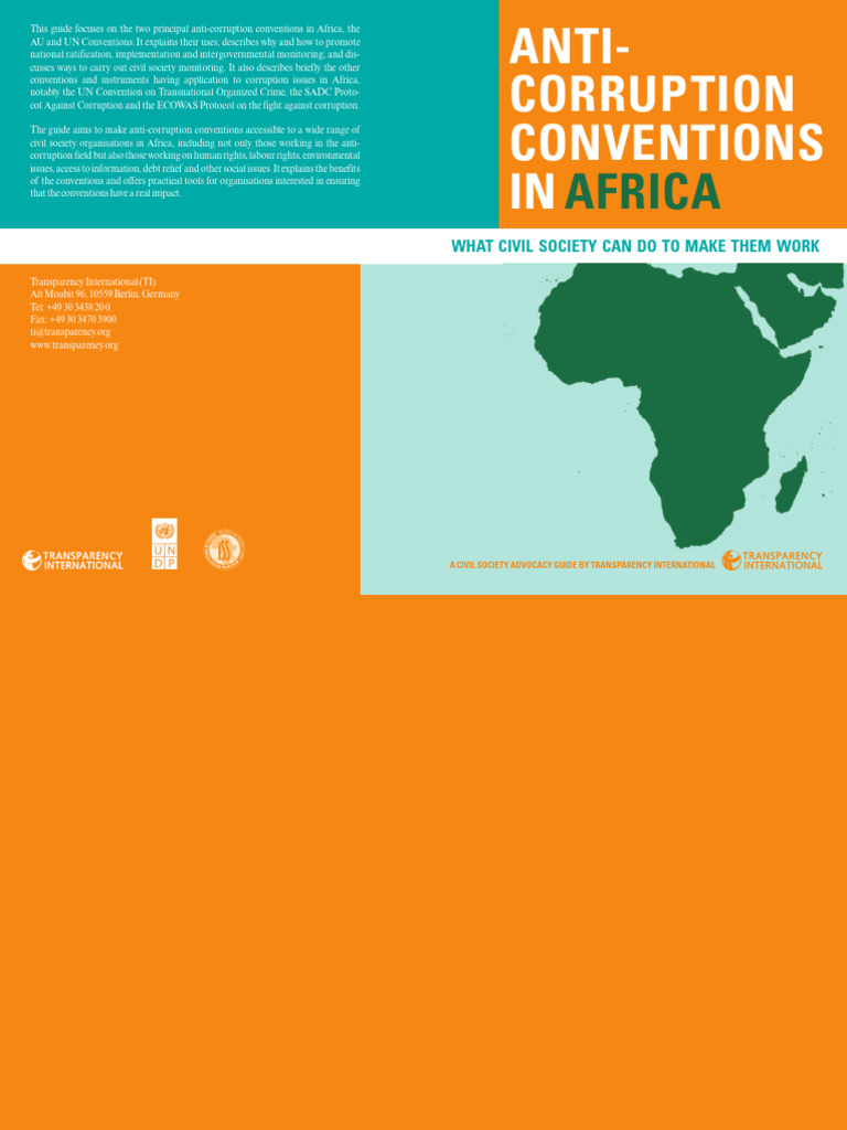 Civil Society's Role in Anti-Corruption | PDF | Political Corruption ...