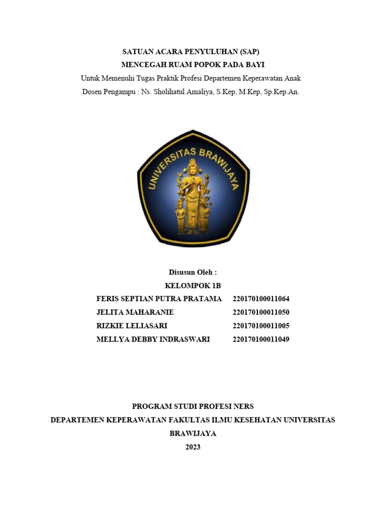Sap Ruam Popok 1bsaprssa | PDF | Karier & Perkembangan | Kesehatan Holistik