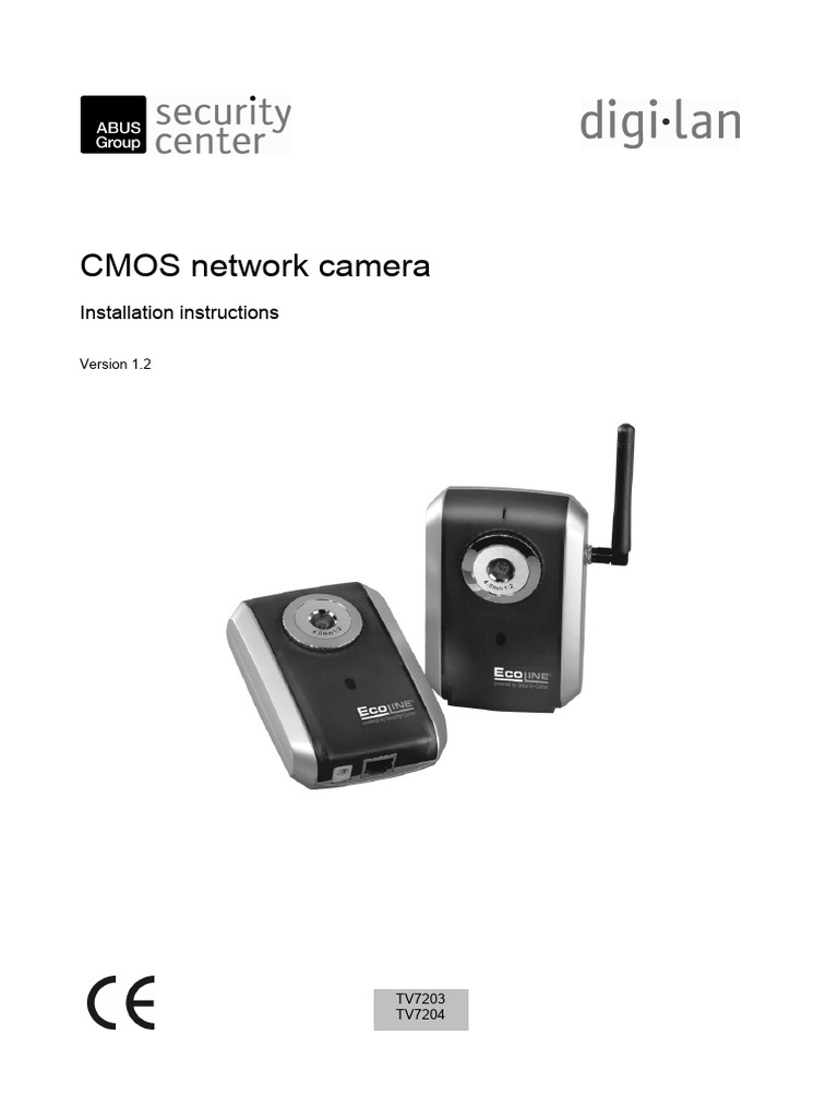 CMOS Network Camera: Installation Instructions | PDF | Computer Network ...
