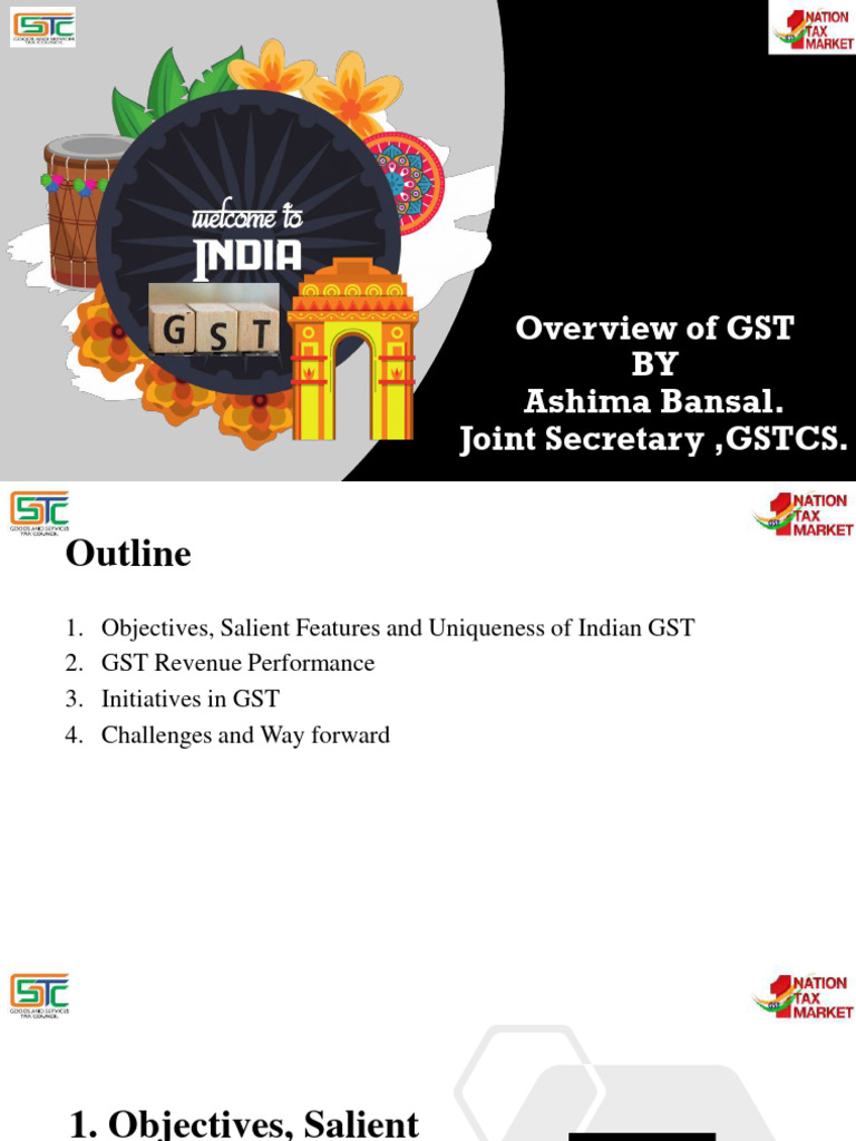 Overview of GST | PDF | Taxes | Value Added Tax