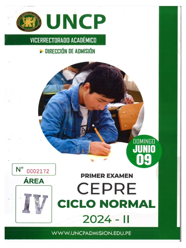 Cepre 2024-Iv - Derecho | PDF