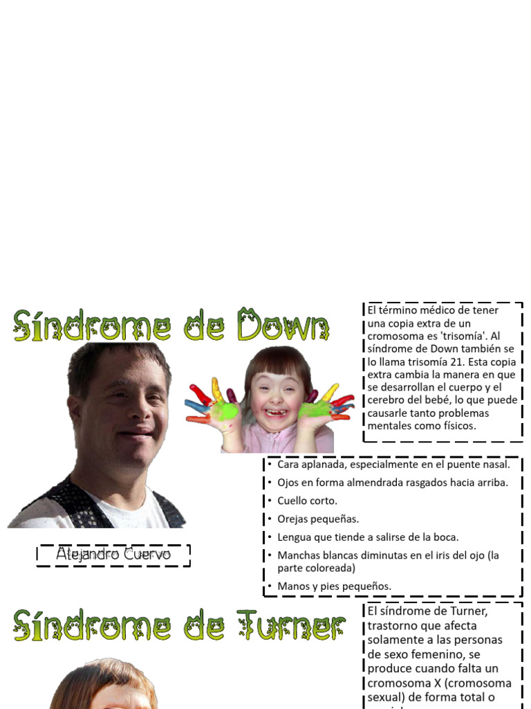 Presentación 1 | PDF | Síndrome de Down | Enfermedades y trastornos