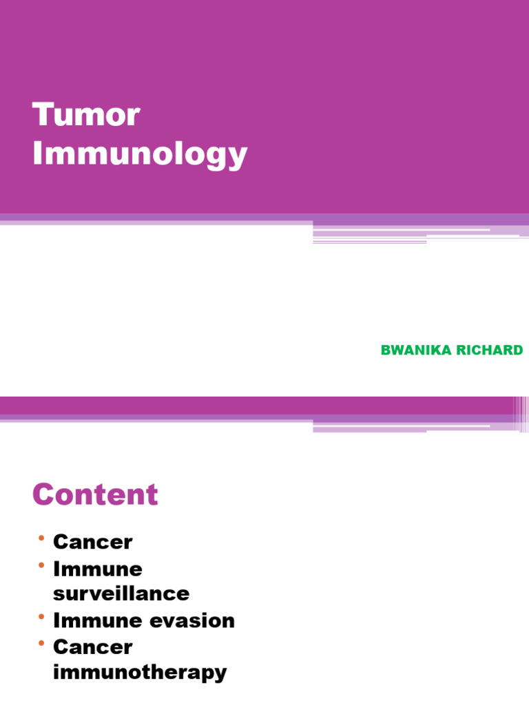 Tumor Immunology 2022 | PDF | Immune System | Natural Killer Cell