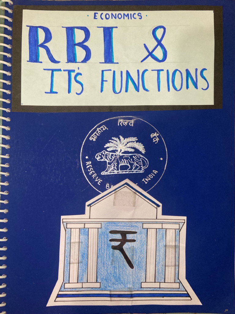 Eco Class 12 Board Project Rbi | PDF