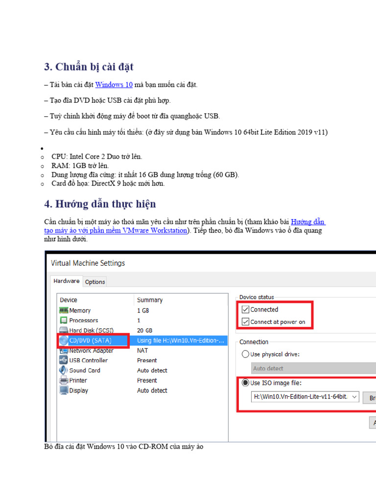Huog dan cai cai win10 | PDF